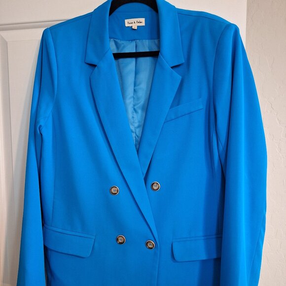 Aaron & Amber | Pants & Jumpsuits | Aaron Amber Cobalt Blue Pantsuit ...
